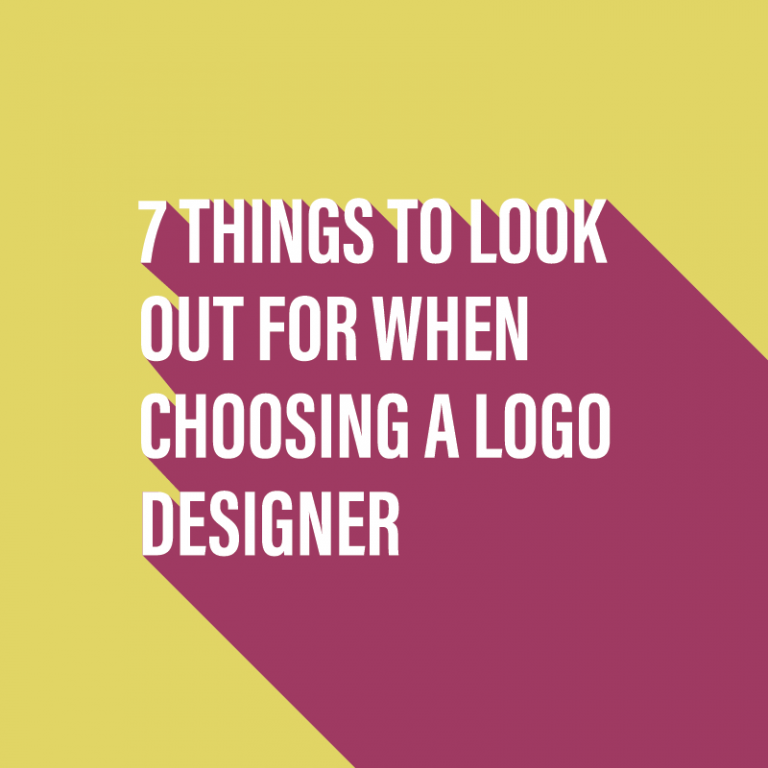 7 things to look out for when choosing a new logo designer