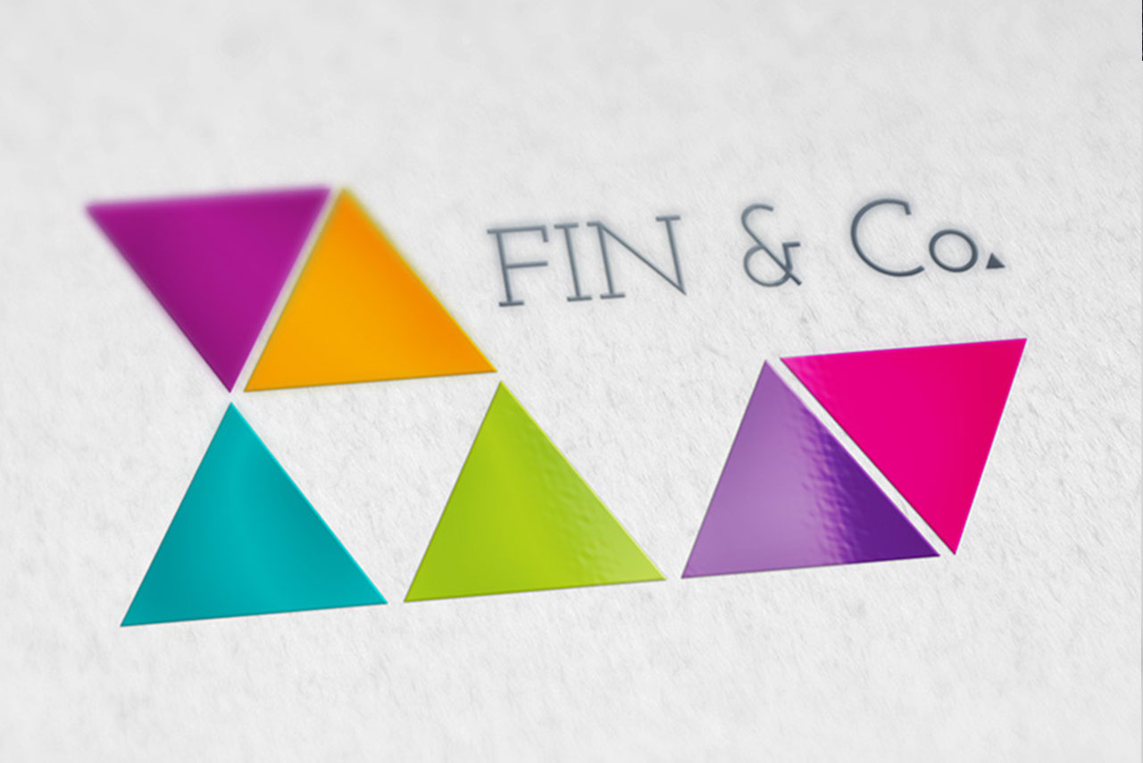 Logo Design for Fin & Co - Pixels Ink Graphic Design